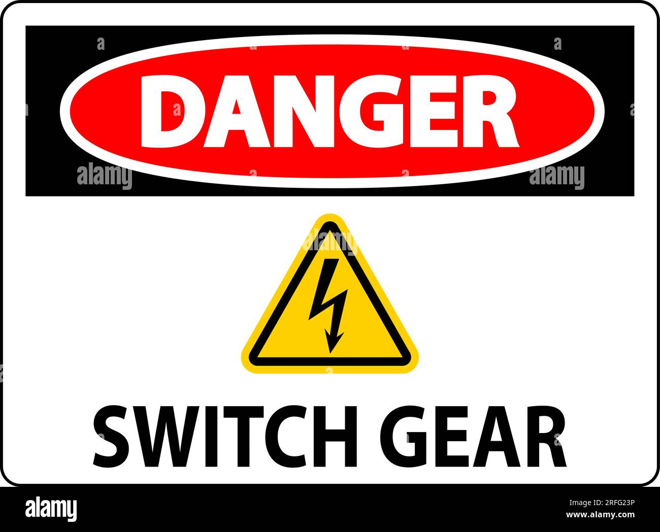 Danger automatic machinery warning sign hi-res stock photography and ...