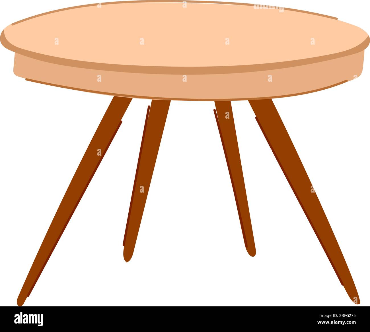furniture table dining cartoon vector illustration Stock Vector Image ...