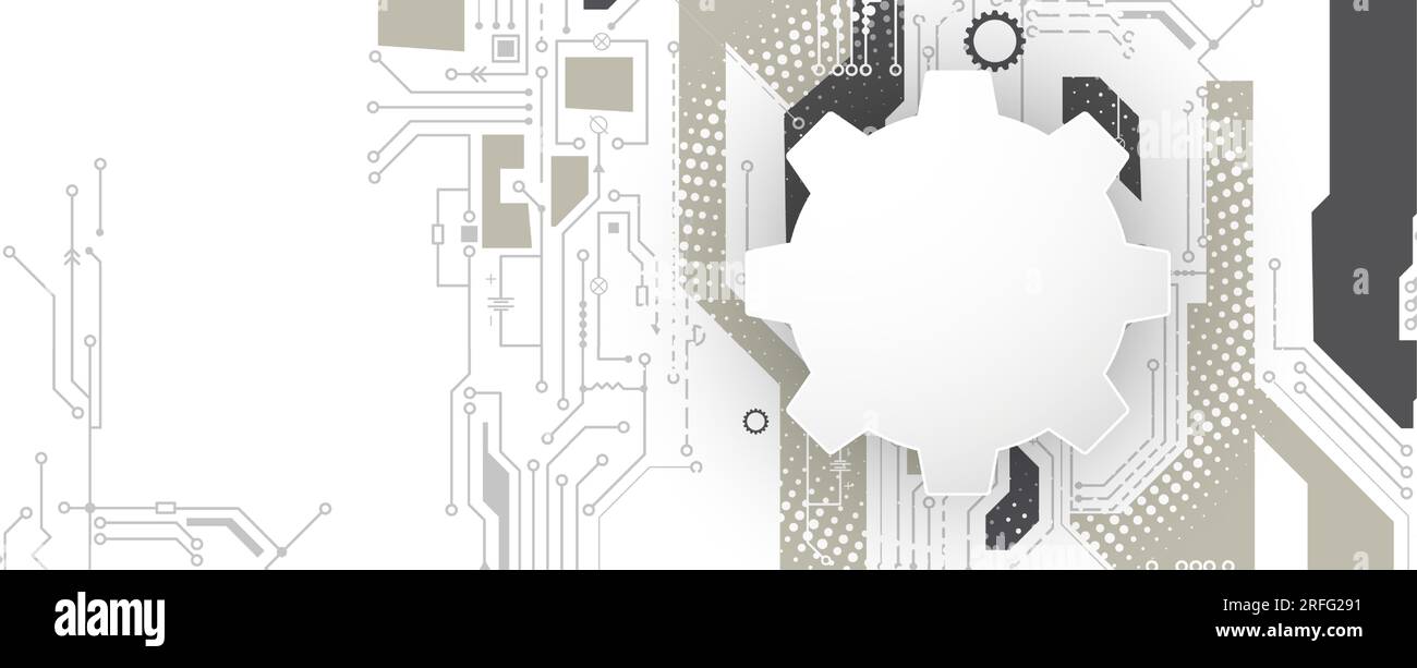 Abstract industrial technology background gears hi-res stock ...