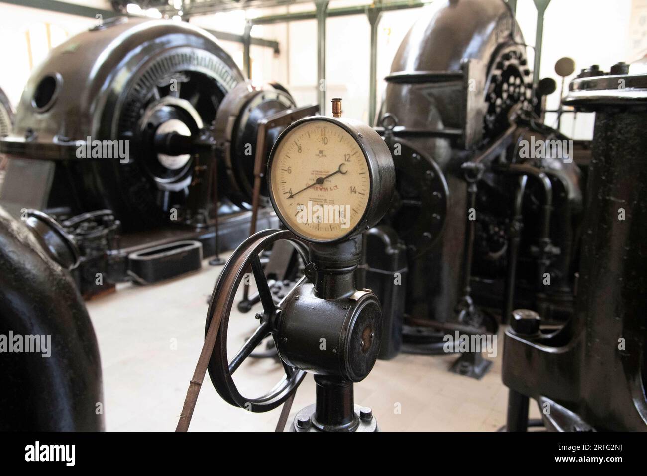 Heimbach, Deutschland. 02nd Aug, 2023. The hydroelectric power plant ...