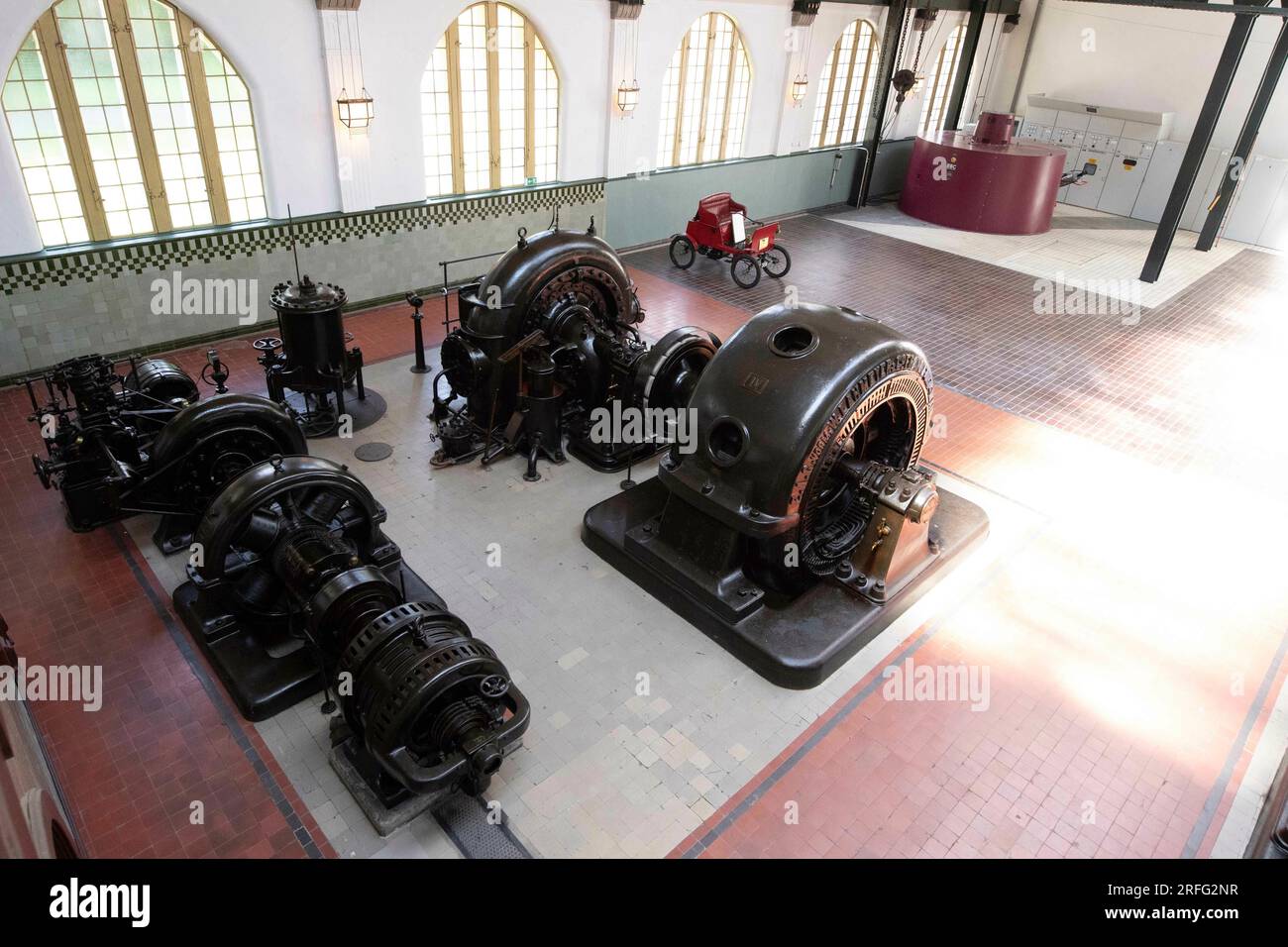 Heimbach, Deutschland. 02nd Aug, 2023. The Heimbach hydroelectric power ...