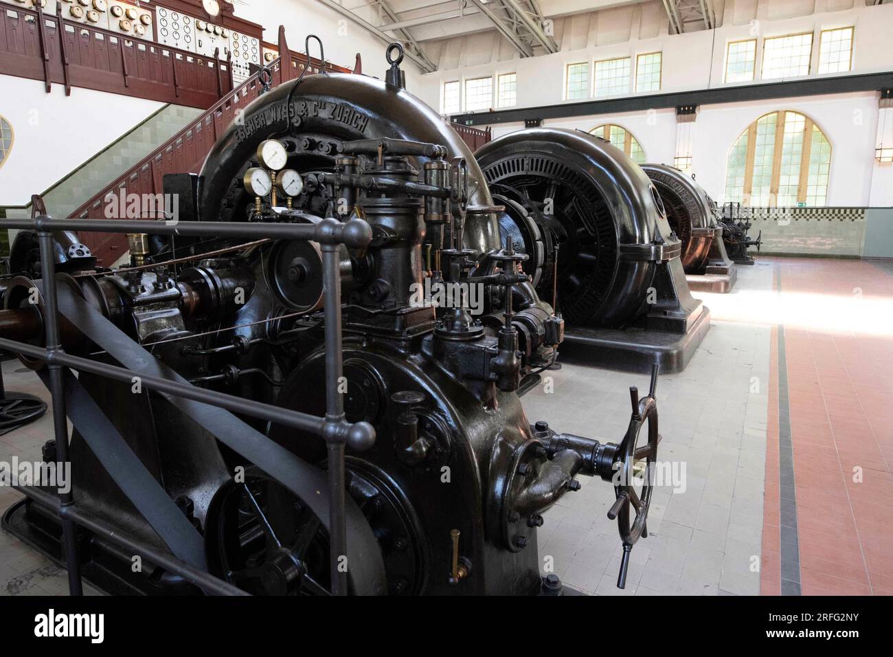 Heimbach, Deutschland. 02nd Aug, 2023. The Heimbach hydroelectric power ...