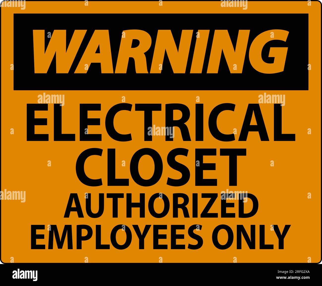 Authorized employees only Stock Vector Images - Alamy