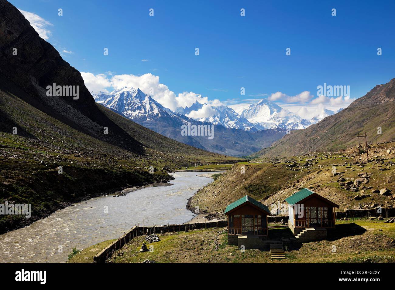 Tiger hill near Kargil. Jammu and Kashmir, India, Asia Stock Photo - Alamy