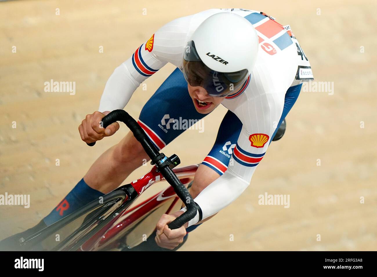 Great Britain's Archie Atkinson in the Men's C4 Omnium - 200m Time ...
