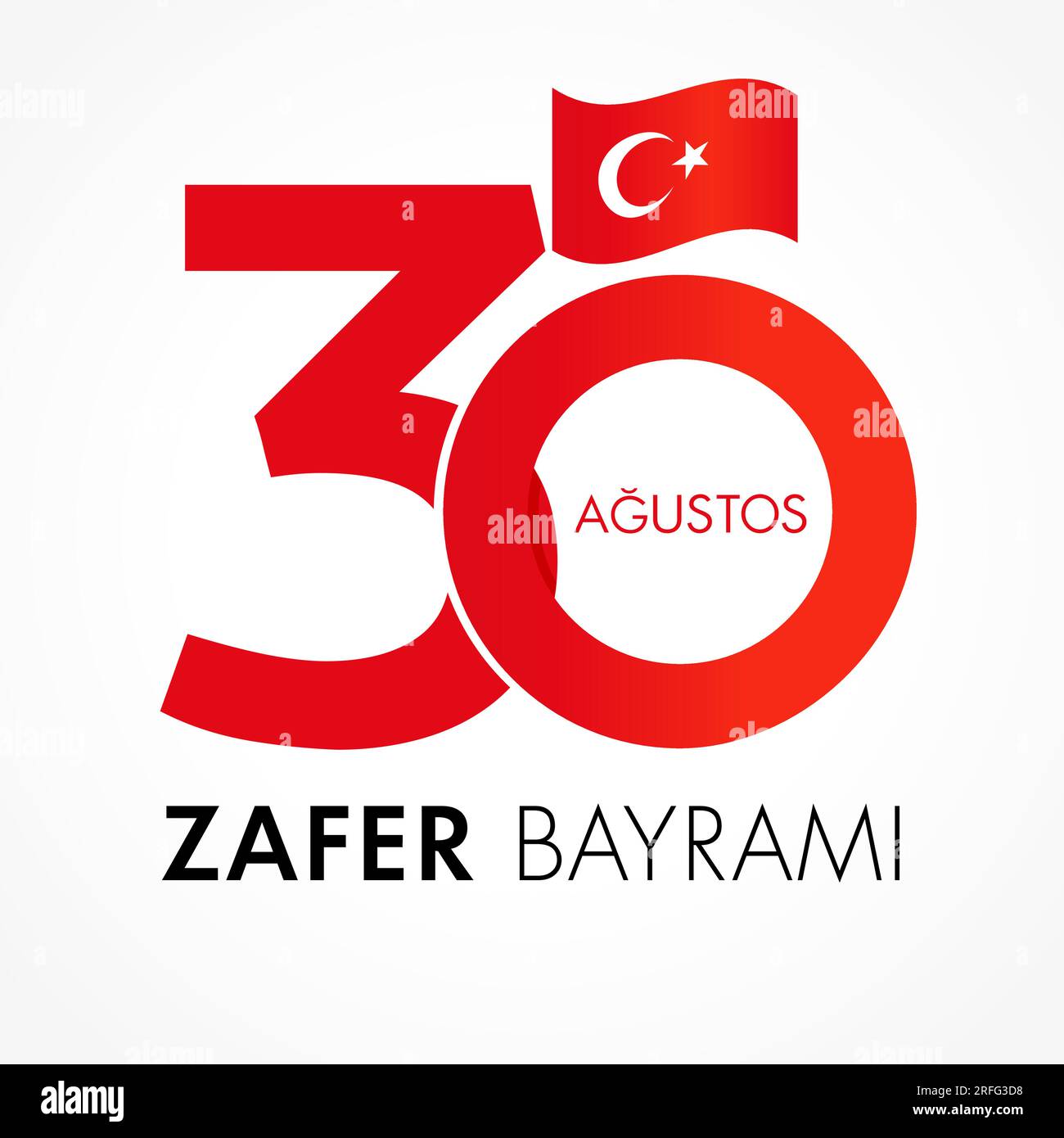 30 Augustos, Zafer Bayrami poster, Turkish lettering - August 30 ...