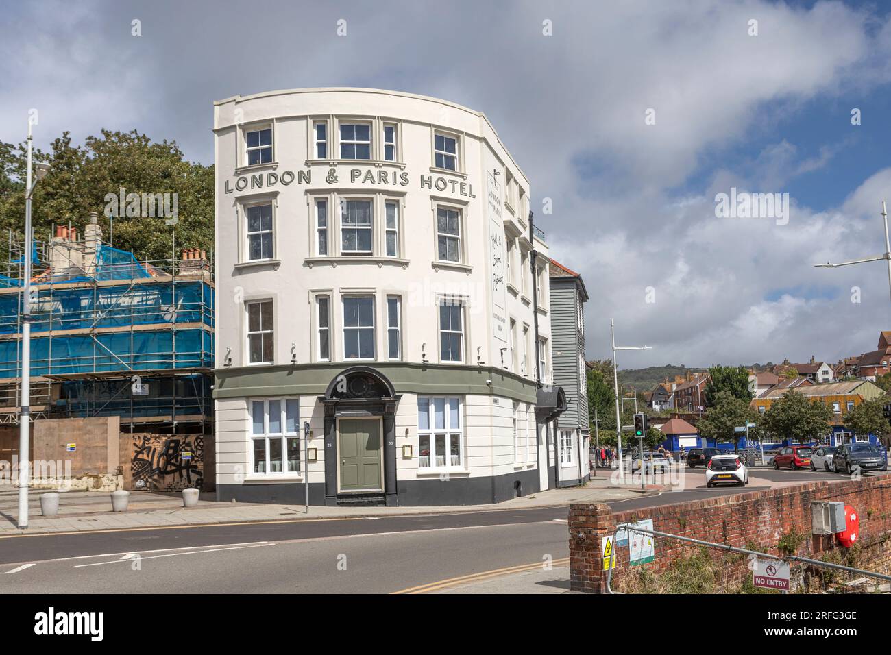 The newly reopened London and Paris Hotel and restaurant in Folkestone ...