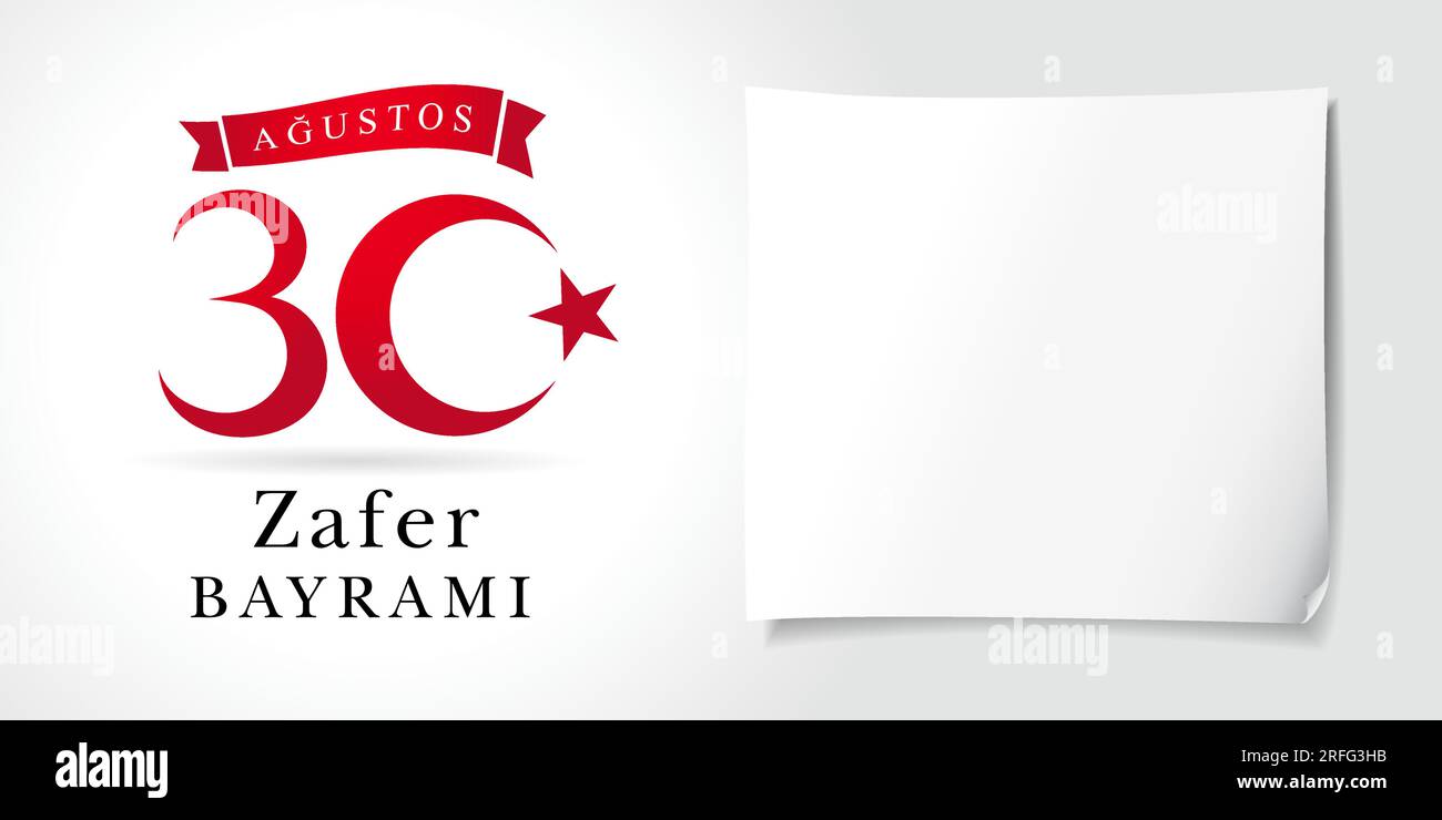 Augustos 30 Zafer Bayrami invitation template - August 30 Victory Day ...