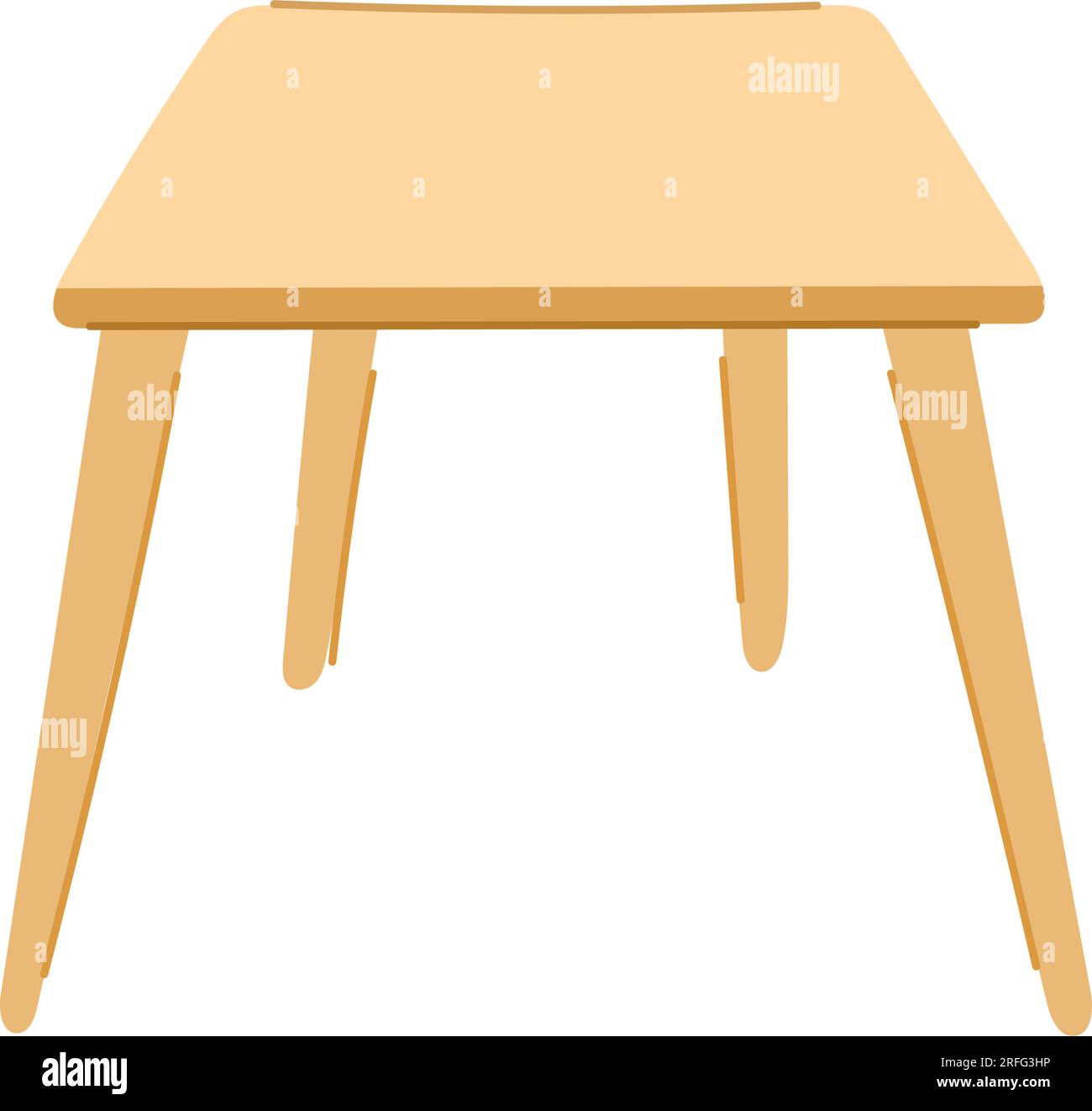 modern table dining cartoon vector illustration Stock Vector Image ...