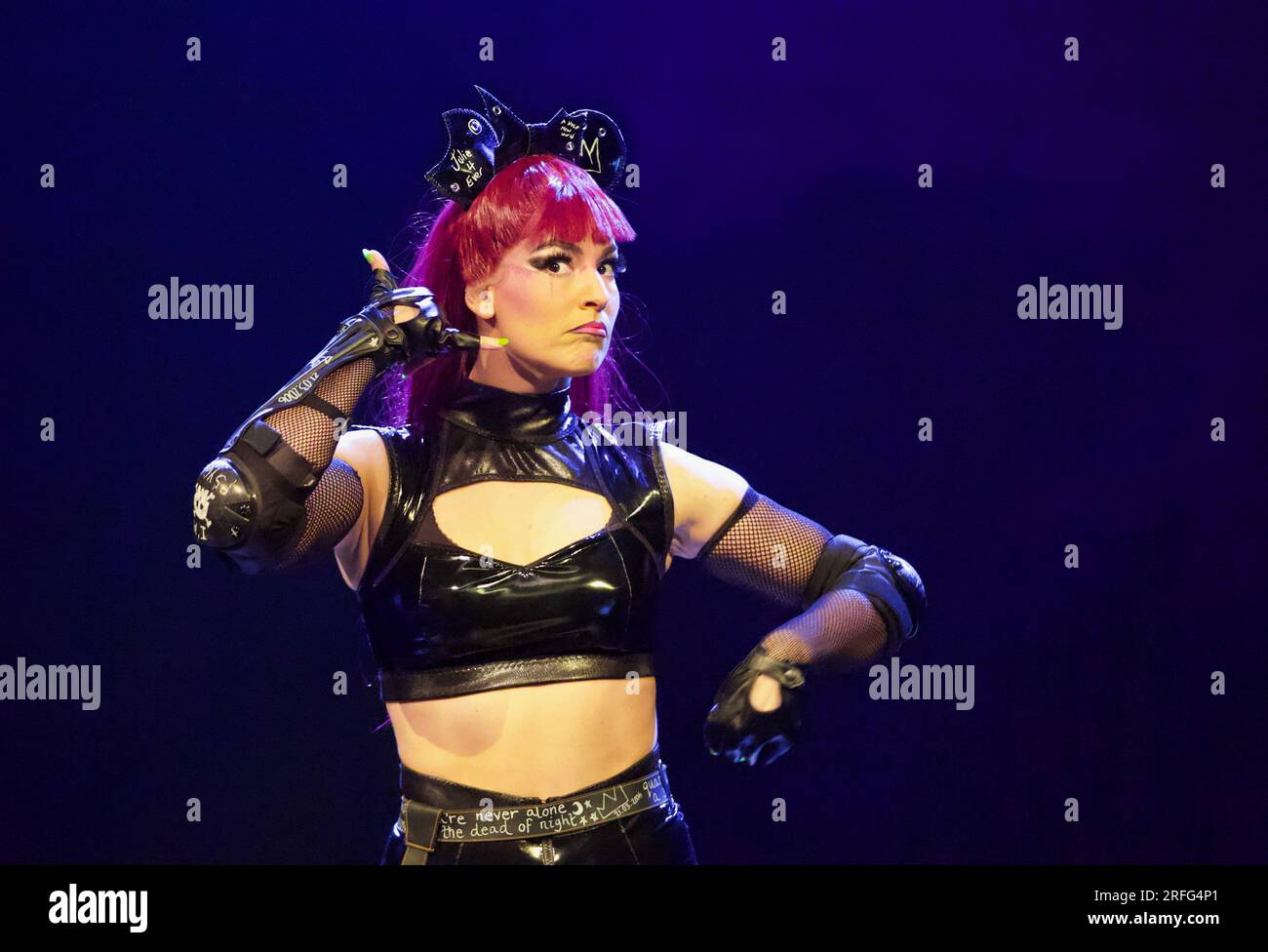 Edinburgh, UK, August 2nd, 2023: Nightclub musical Oscar at the Crown ...