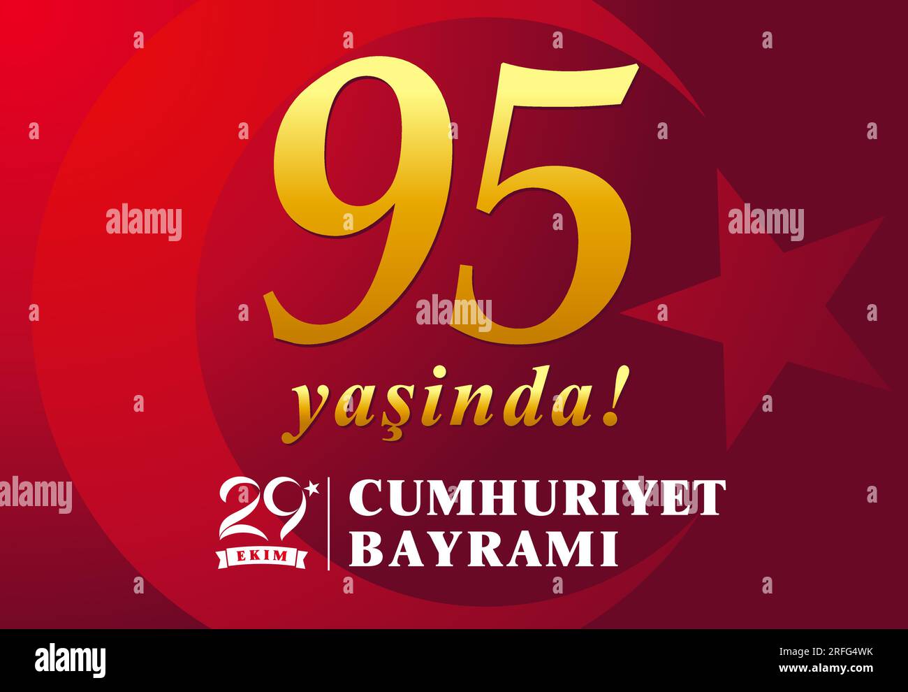95 yasinda, 29 ekim Cumhuriyet Bayrami, Republic Day Turkey ...