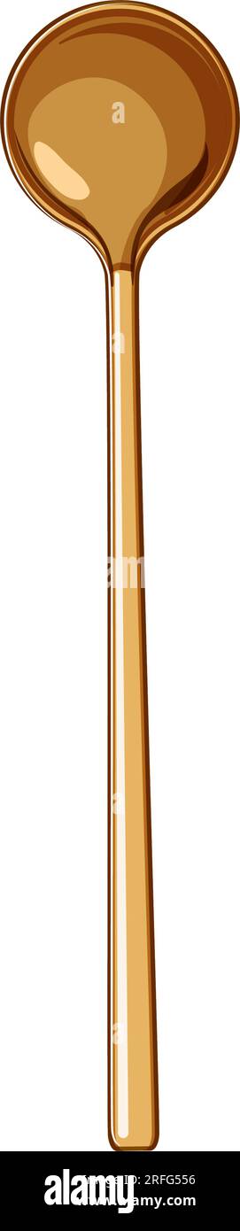 bartender cocktail spoon cartoon vector illustration Stock Vector Image & Art - Alamy