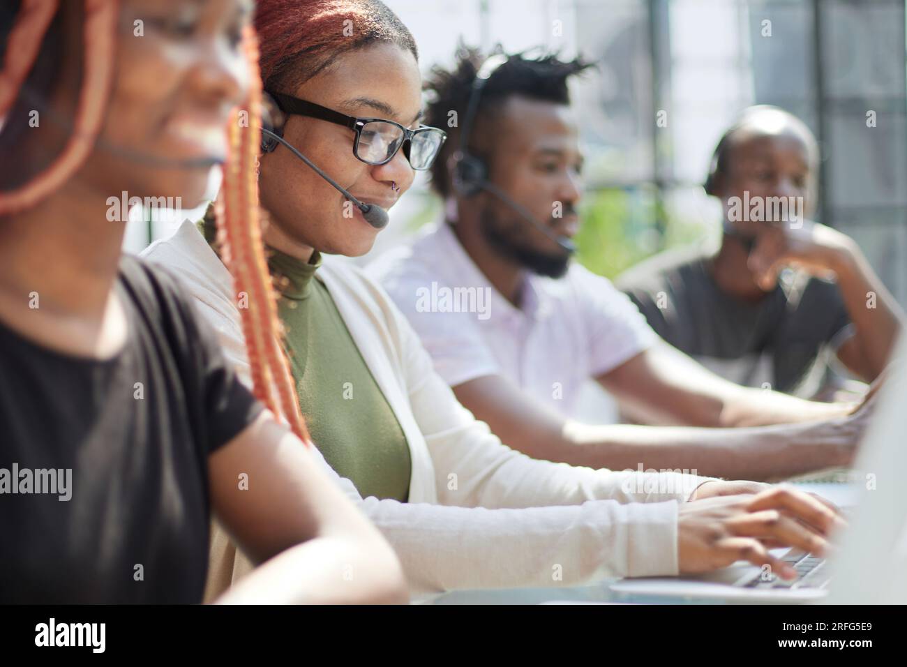 Success is a collaborative effort. joint business concept Stock Photo ...