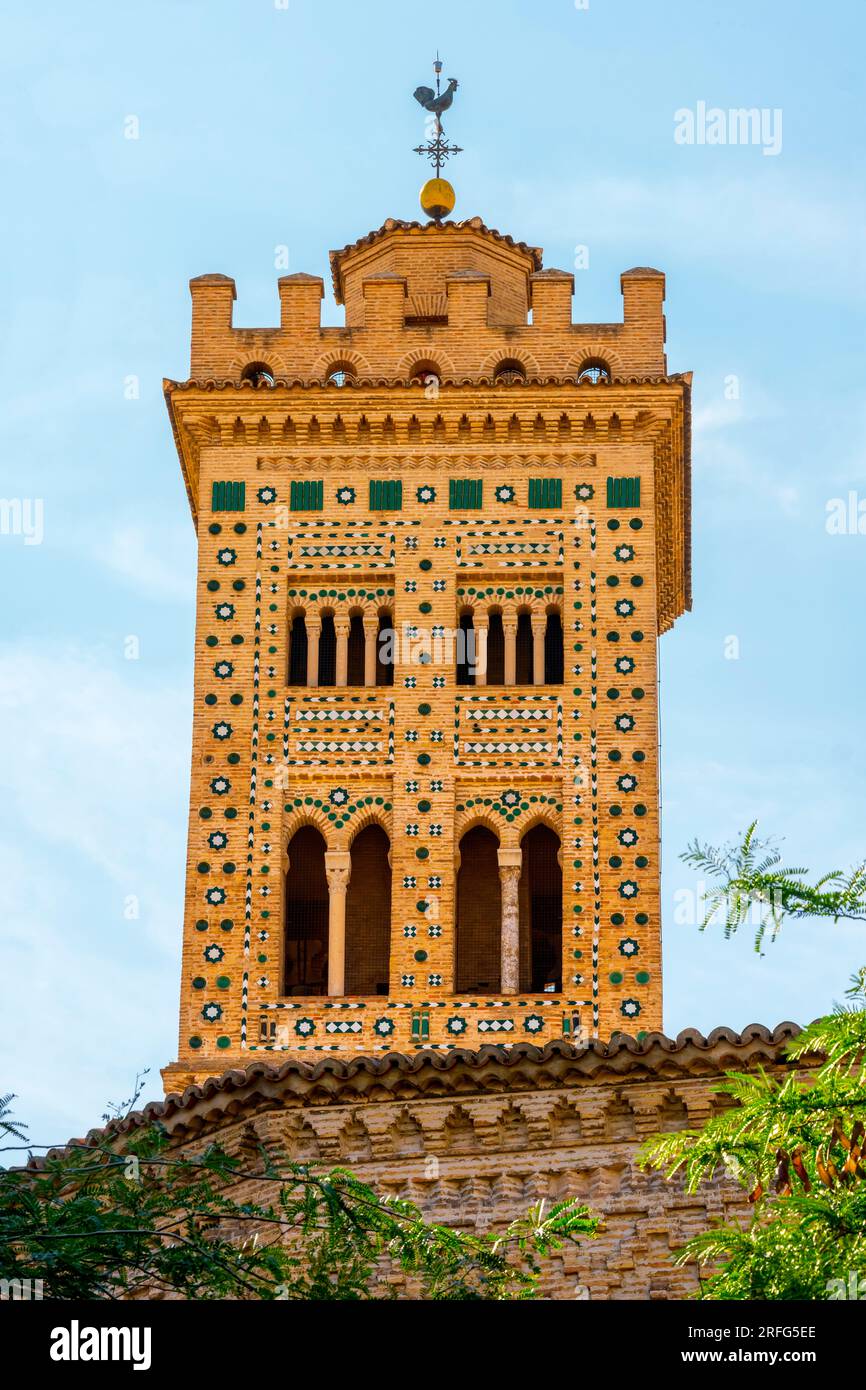Church Santa María Magdalena built in the 14th century in Mudéjar style ...