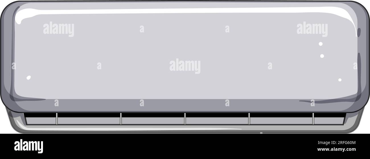 flow air conditioner cartoon vector illustration Stock Vector Image ...