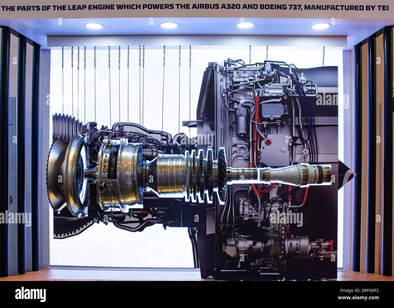 The leap Engine which powers the Aibus A320 and boeing 737 Manifactured ...