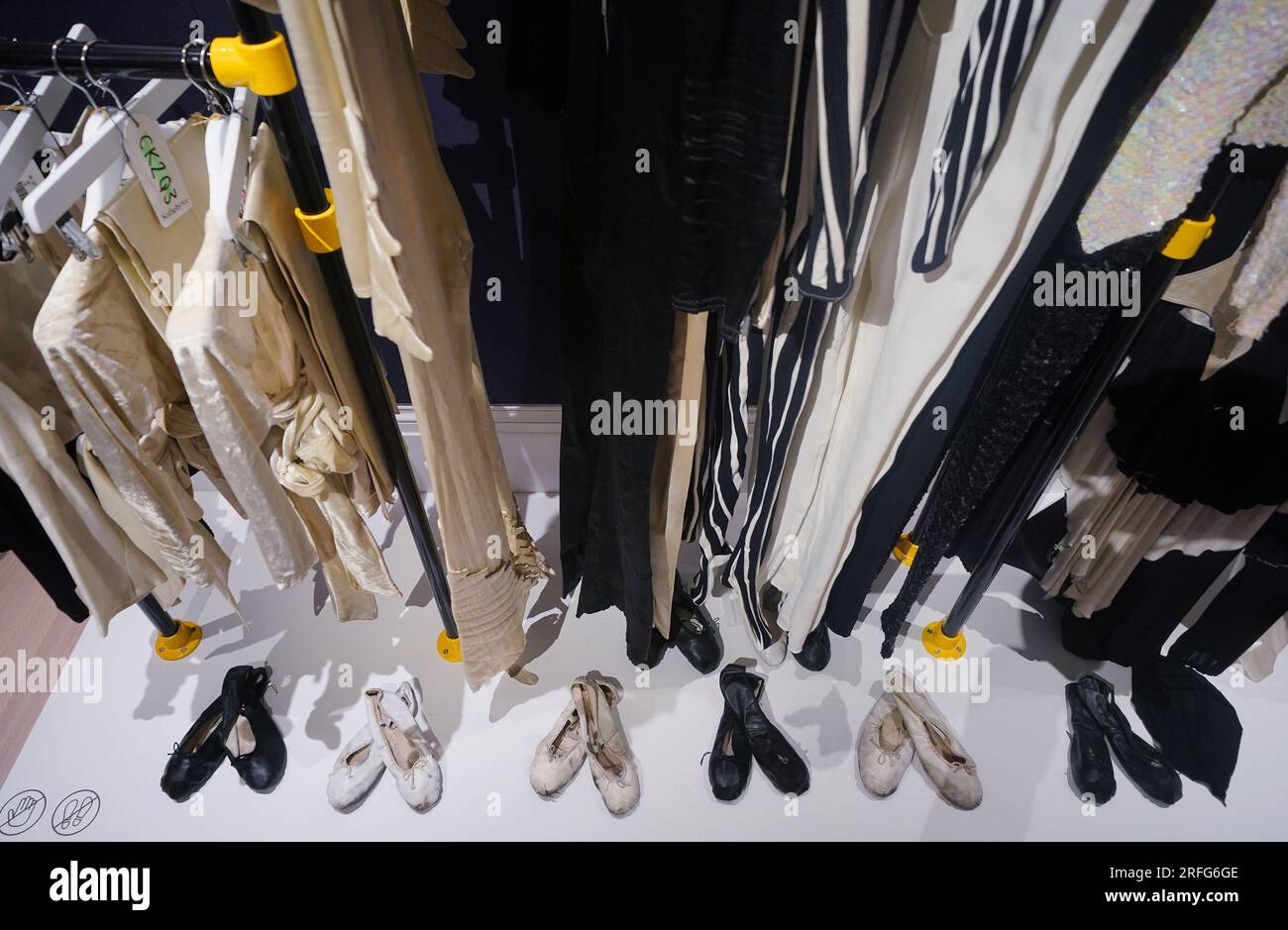 Shoes and items of clothing from Freddie Mercury's personal collection ...