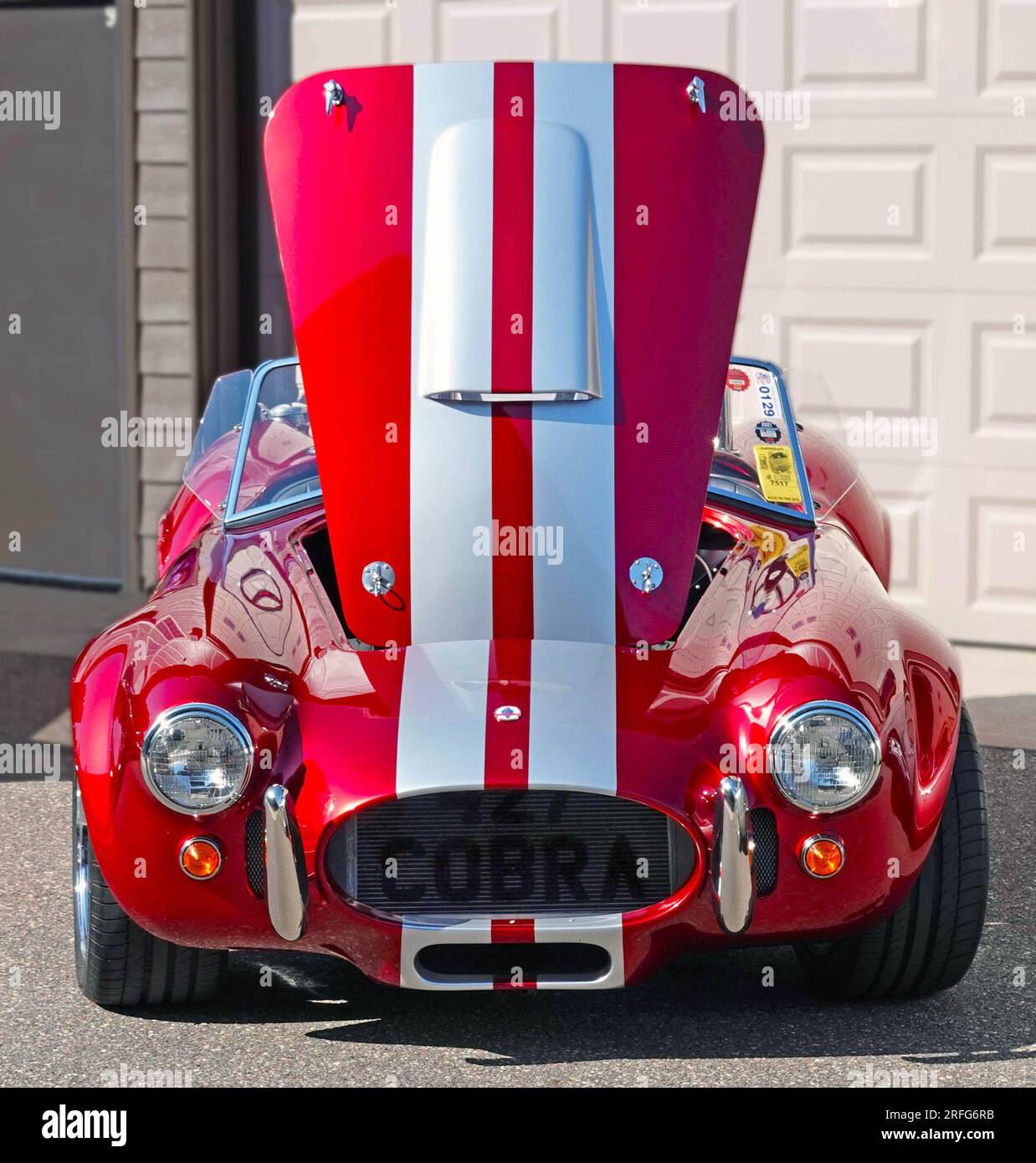 Cherry Red AC Shelby Cpbra Stock Photo - Alamy
