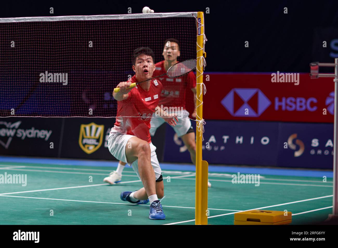 Sydney, Australia. 03rd Aug, 2023. Wu Hsuan-Yi and Chiang Chien-Wei of Chinese Taipei in action ...