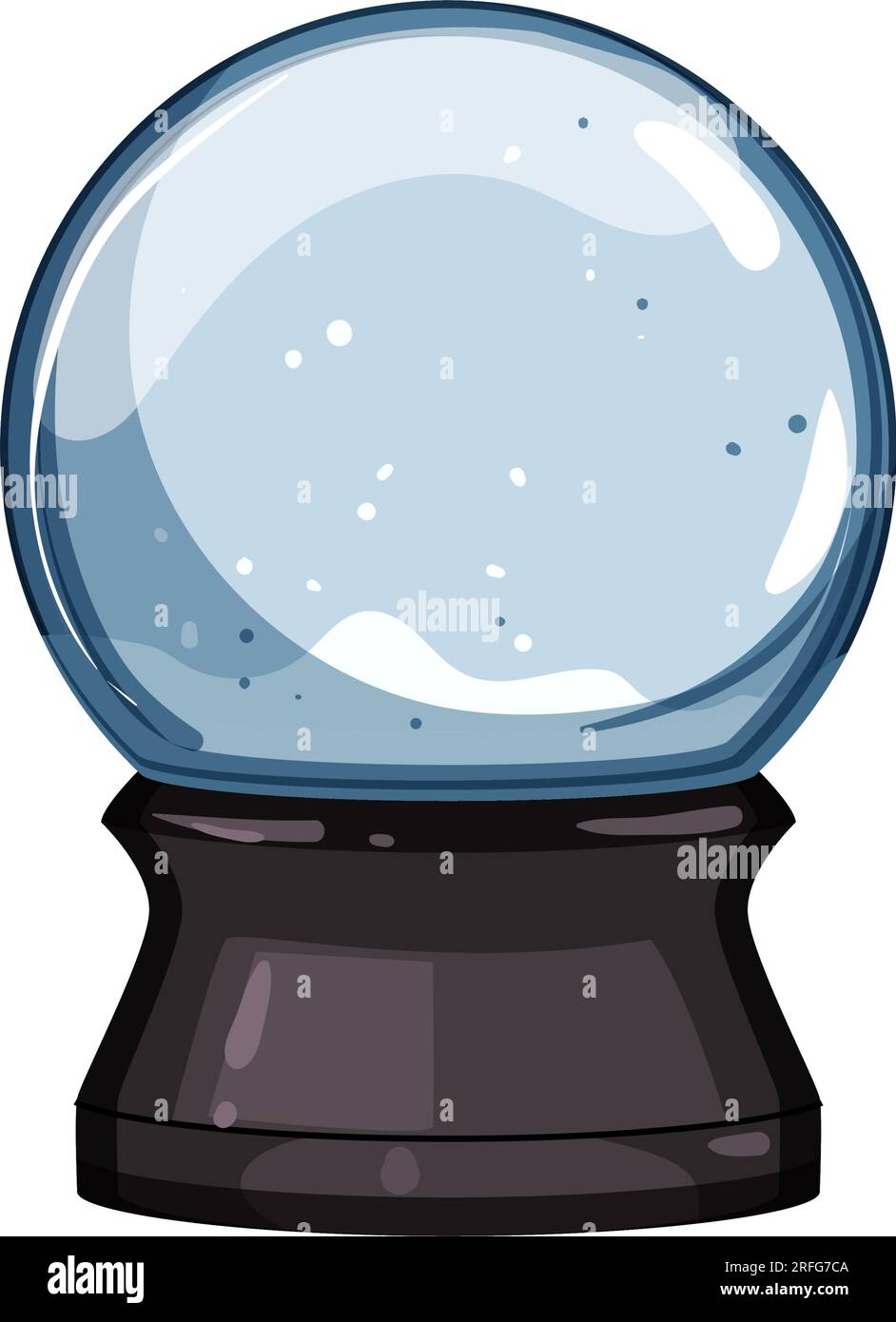 xmas snow ball cartoon vector illustration Stock Vector Image & Art - Alamy