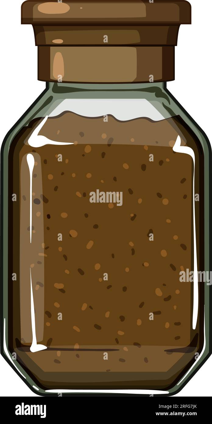 get coffee soluble cartoon vector illustration Stock Vector Image & Art ...