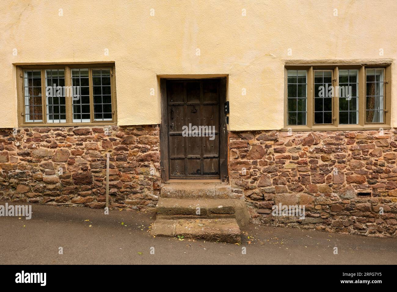 The window of an old, medieval house. View from outside Stock Photo - Alamy