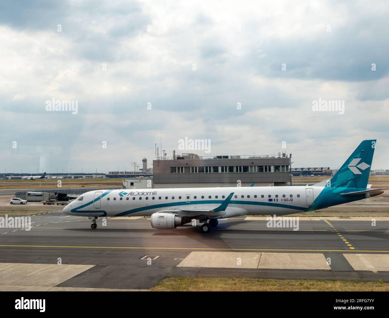 Frankfurt, Germany - June 7, 2023 - an Embraer 195 LR of Air Dolomiti ...