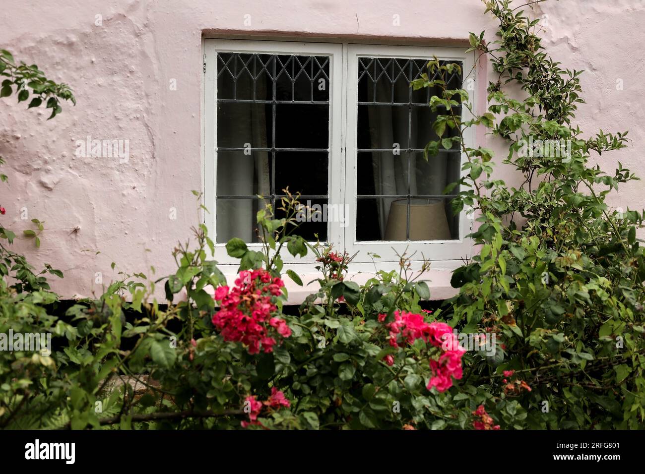The window of an old, medieval house. View from outside Stock Photo - Alamy
