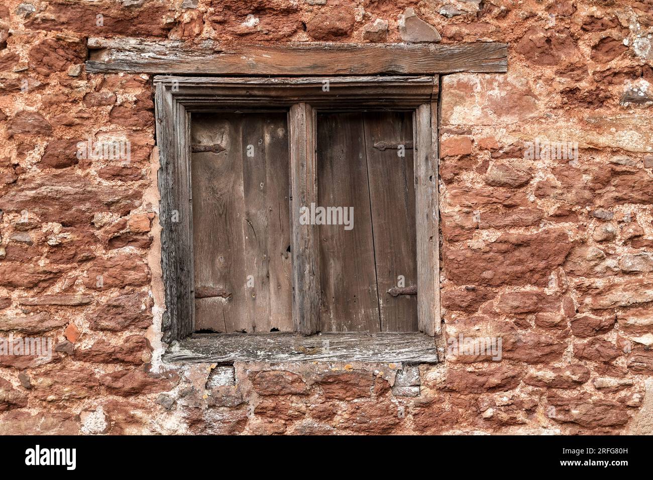 The window of an old, medieval house. View from outside Stock Photo - Alamy