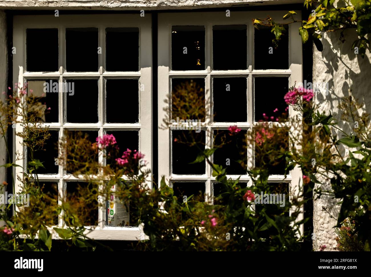 The window of an old, medieval house. View from outside Stock Photo - Alamy