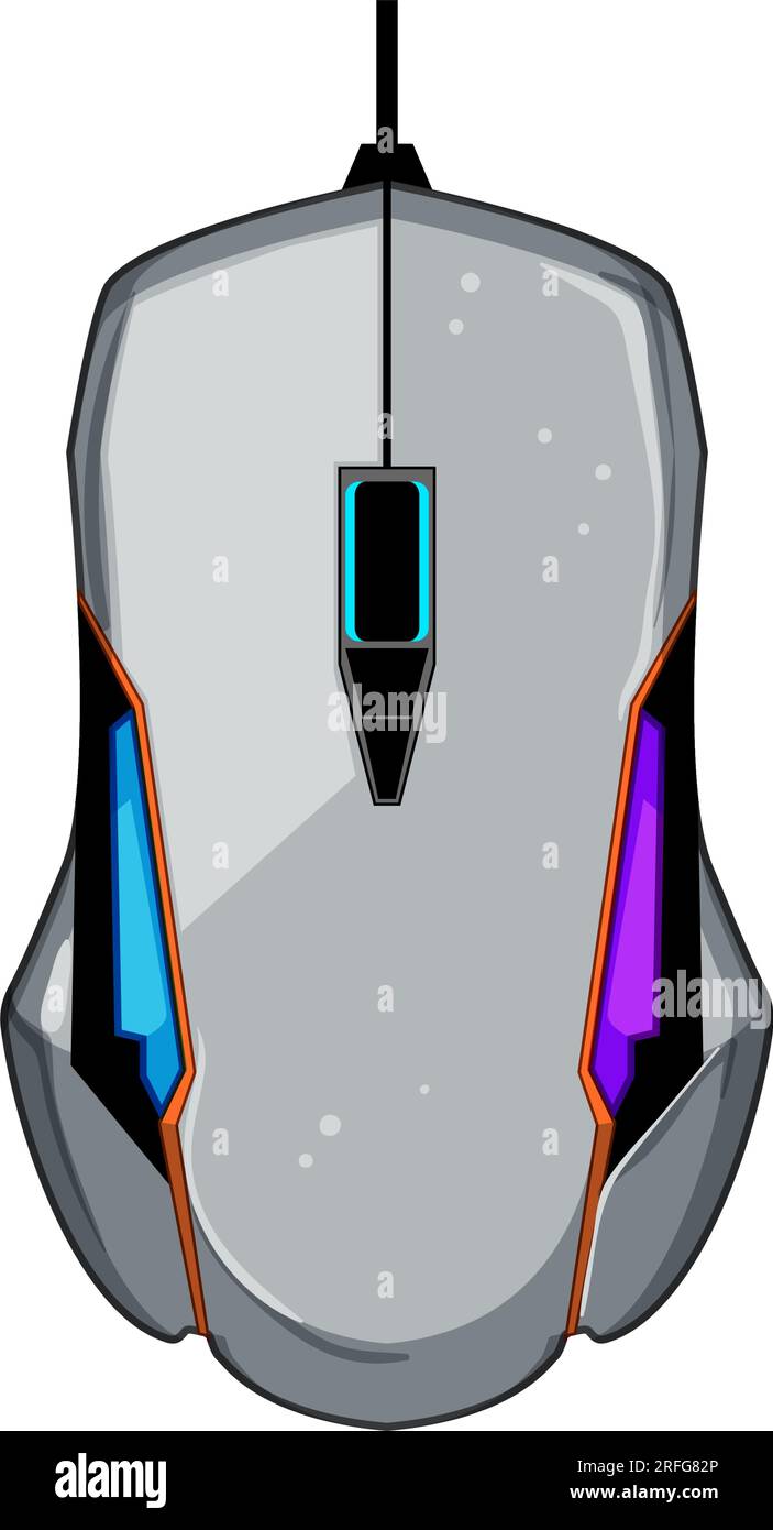 computer game mouse cartoon vector illustration Stock Vector Image ...