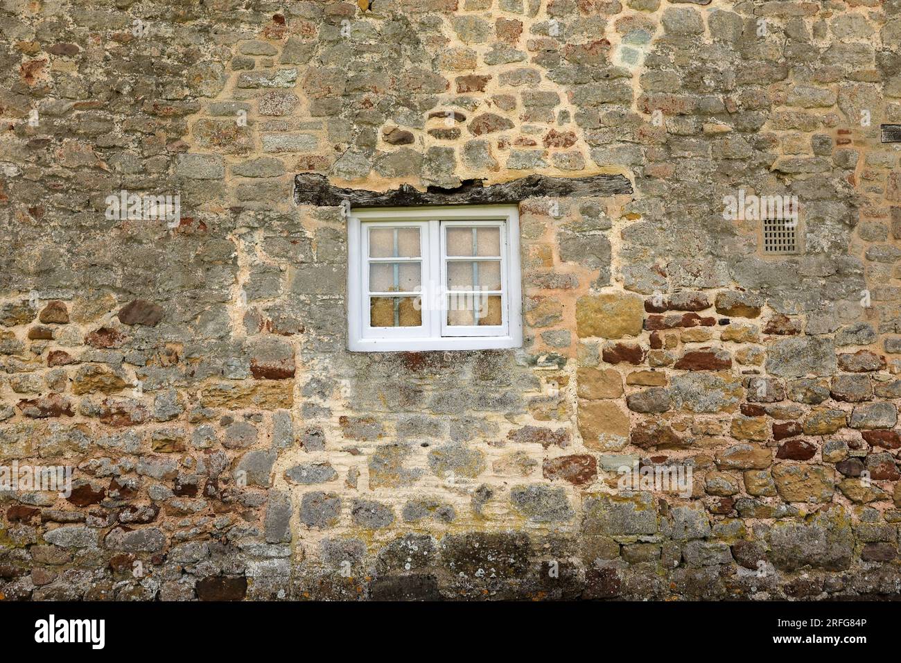 The window of an old, medieval house. View from outside Stock Photo - Alamy