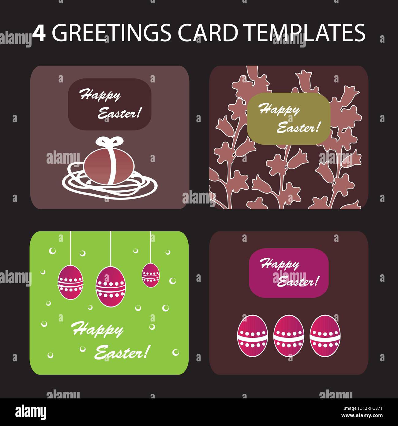 Vintage easter cards hi-res stock photography and images - Alamy