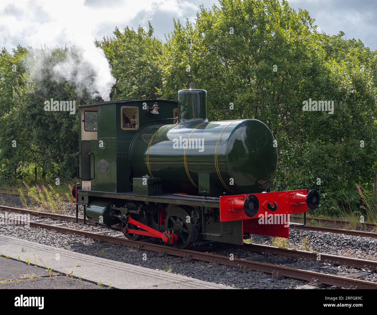 Only Working Fireless Locomotive in the UK at Doon Valley Railway Stock ...