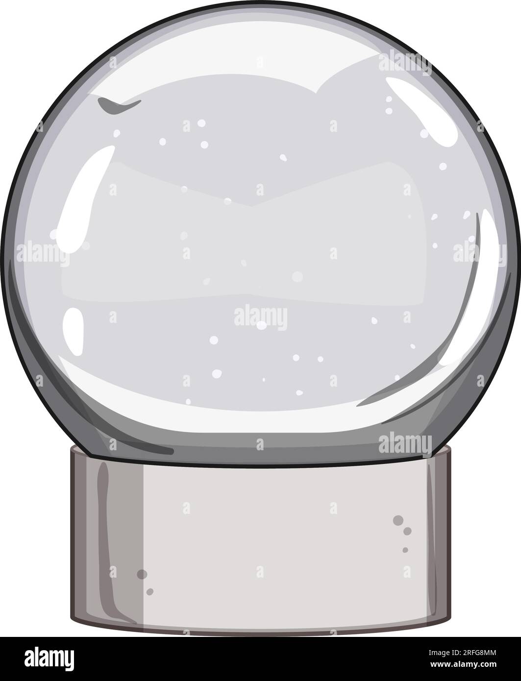 merry snow ball cartoon vector illustration Stock Vector Image & Art ...