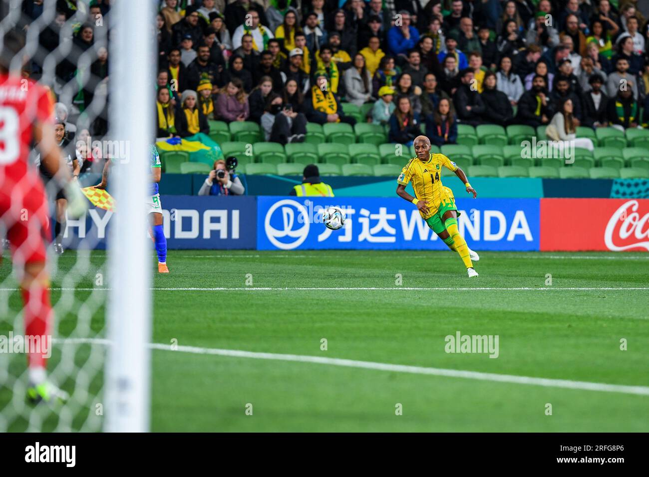 Deneisha Blackwood of Jamaica is seen in action during the FIFA Women's ...