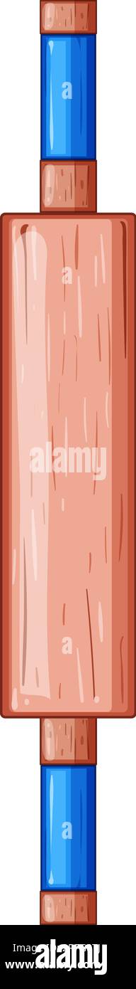 tool rolling pin cartoon vector illustration Stock Vector Image & Art ...