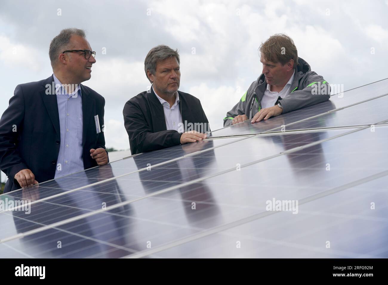 Solar park biodiversity hi-res stock photography and images - Alamy