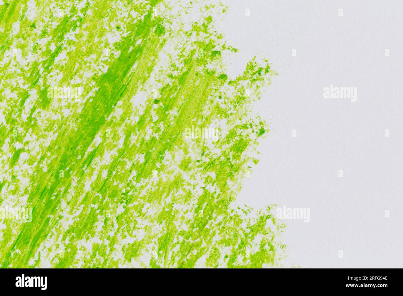 Green color crayon hand drawing texture for background Stock Photo - Alamy