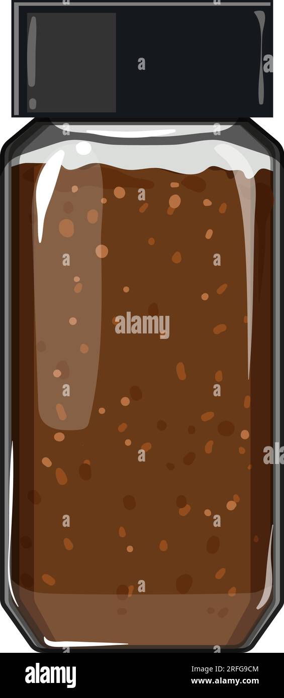 grind coffee soluble cartoon vector illustration Stock Vector Image ...