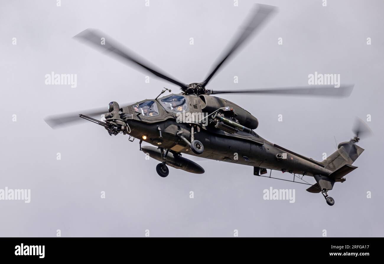Italian Army Agusta AH-129D Mangusta during display at the Royal ...