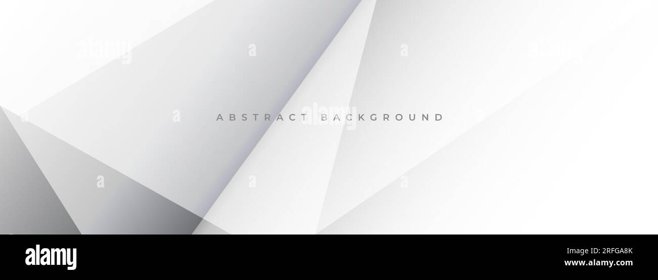 Soft grey and white wide geometric abstract background. Gray abstract ...