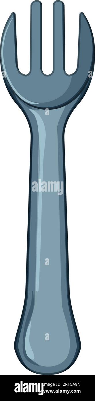 Girl fork knife eat Stock Vector Images - Alamy