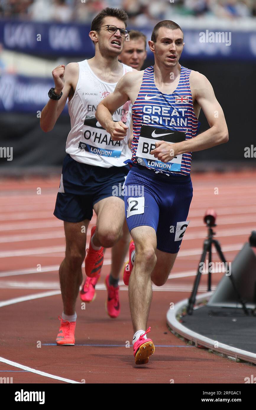 Steven BRYCE of Great Britain in the mens T20 1500m Ambulant in the ...