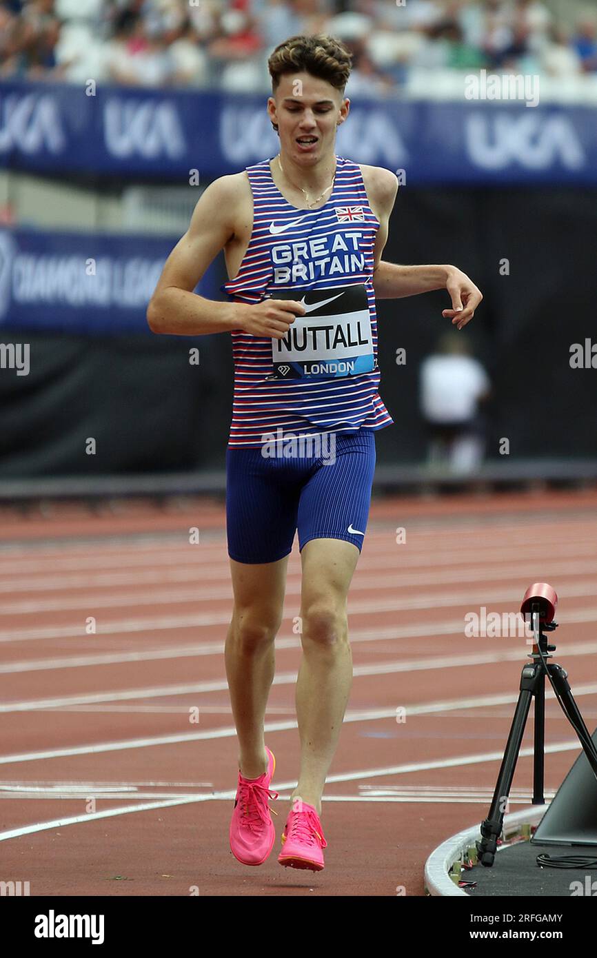 Luke NUTTALL of Great Britain in the mens T46 1500m Ambulant in the ...