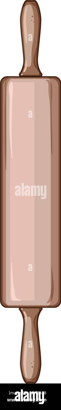 dough rolling pin cartoon vector illustration Stock Vector Image & Art ...