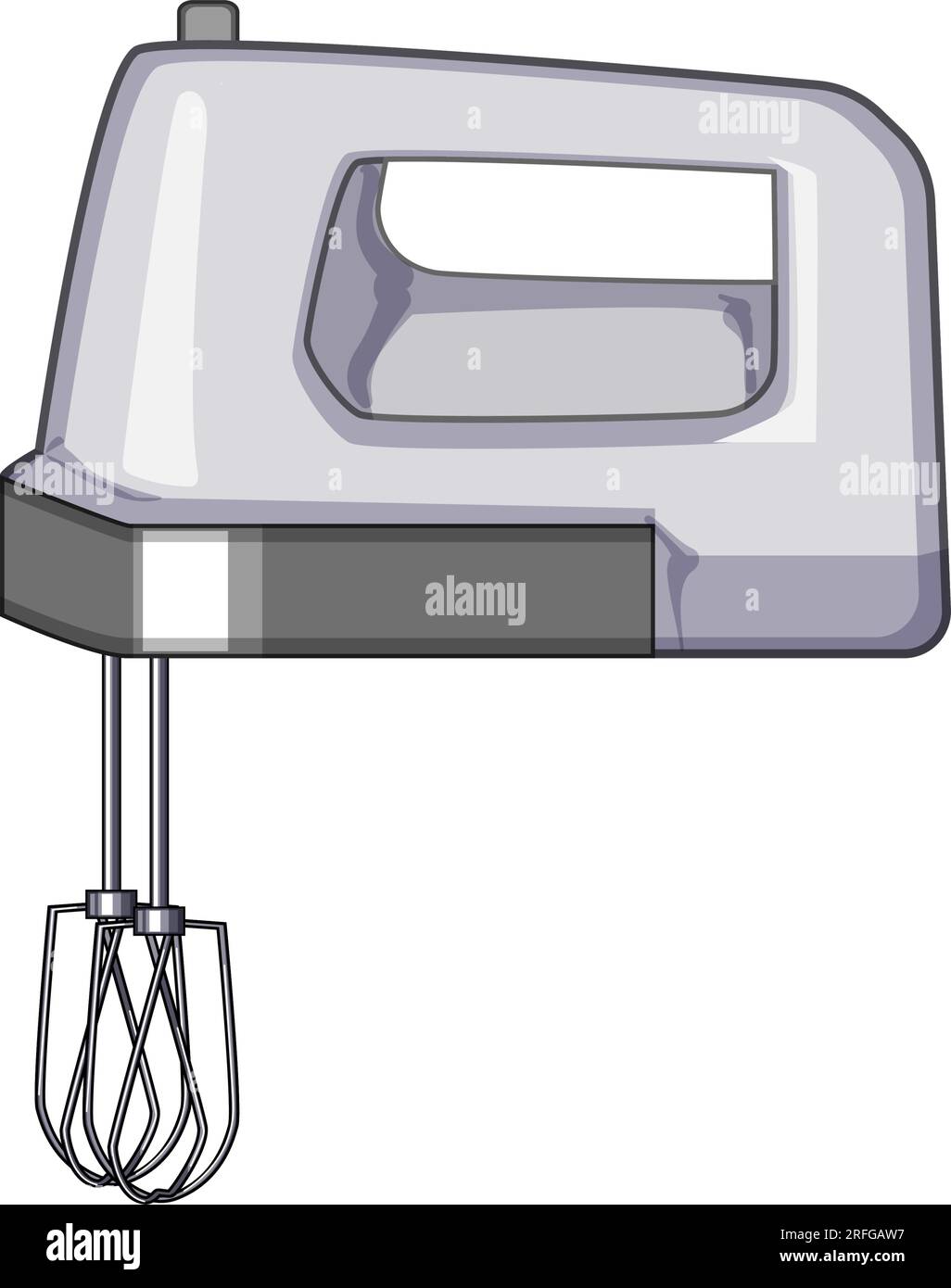 kitchen hand mixer cartoon vector illustration Stock Vector Image & Art ...