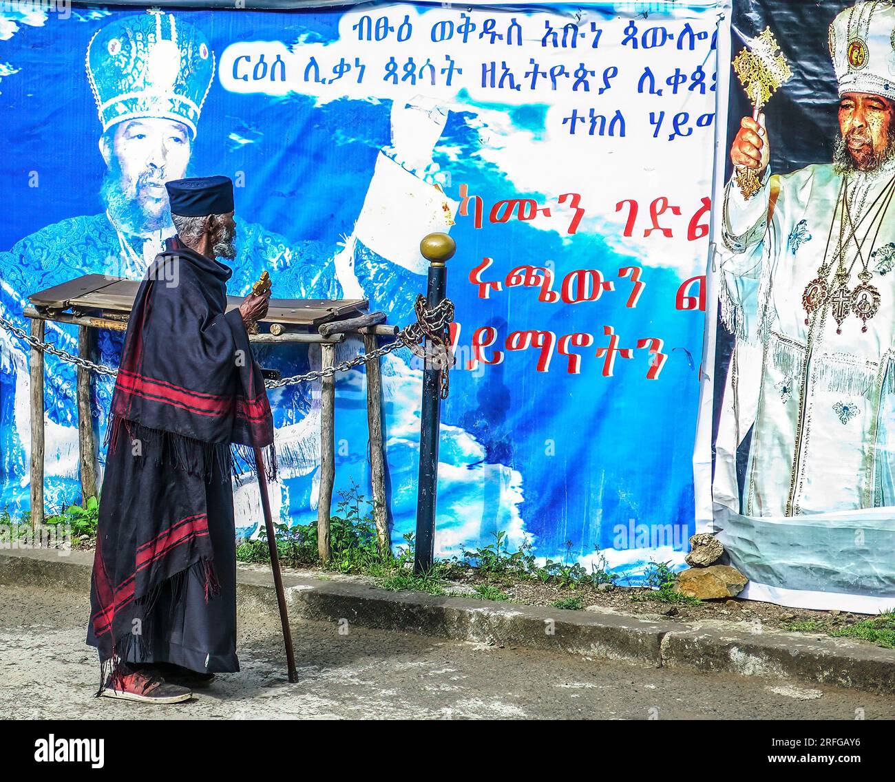 Saluting priest hi-res stock photography and images - Alamy