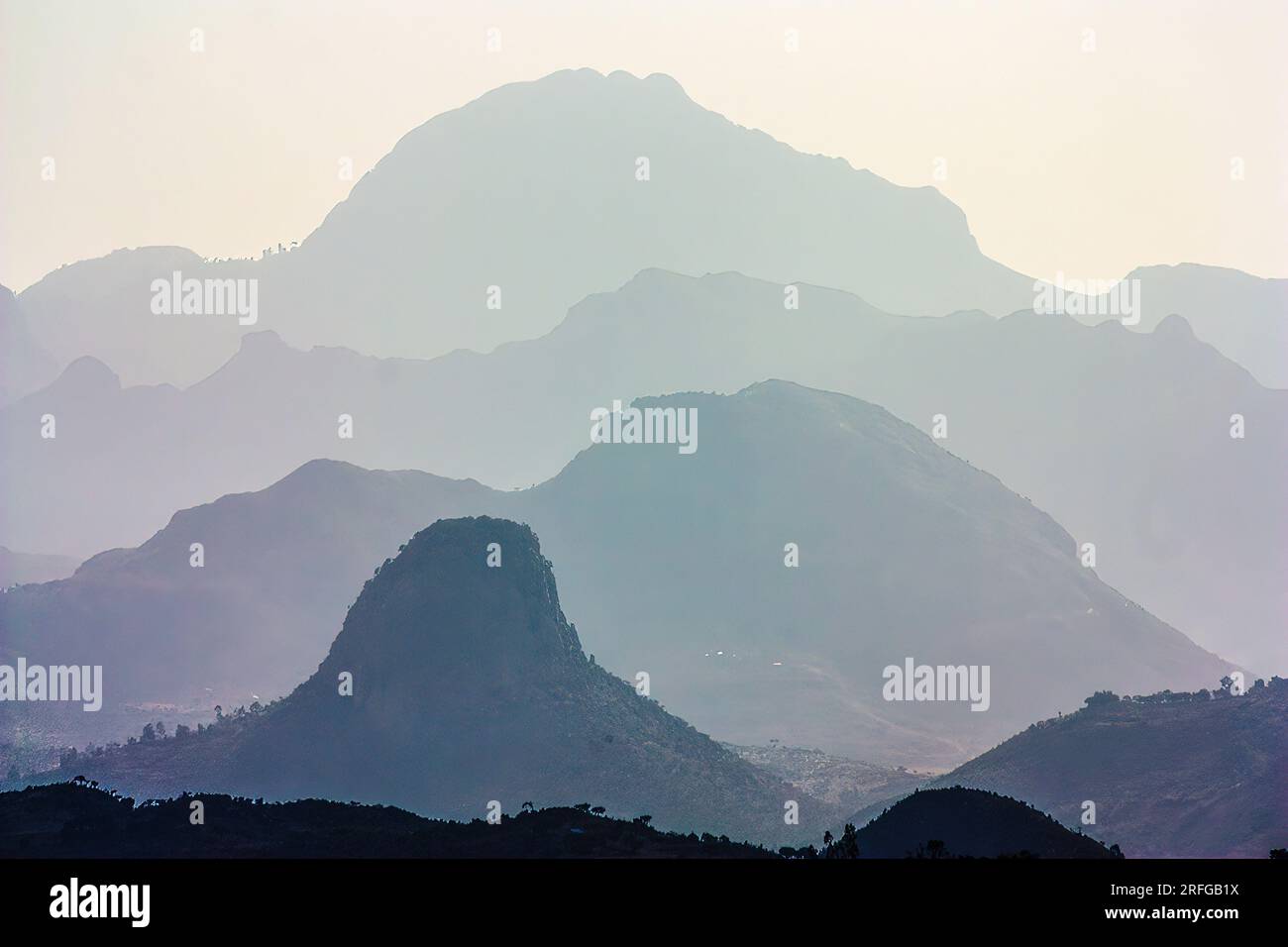 The Adwa hills Stock Photo - Alamy