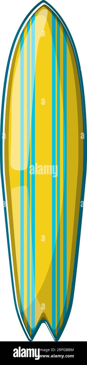 summer surfboard beach cartoon vector illustration Stock Vector Image ...